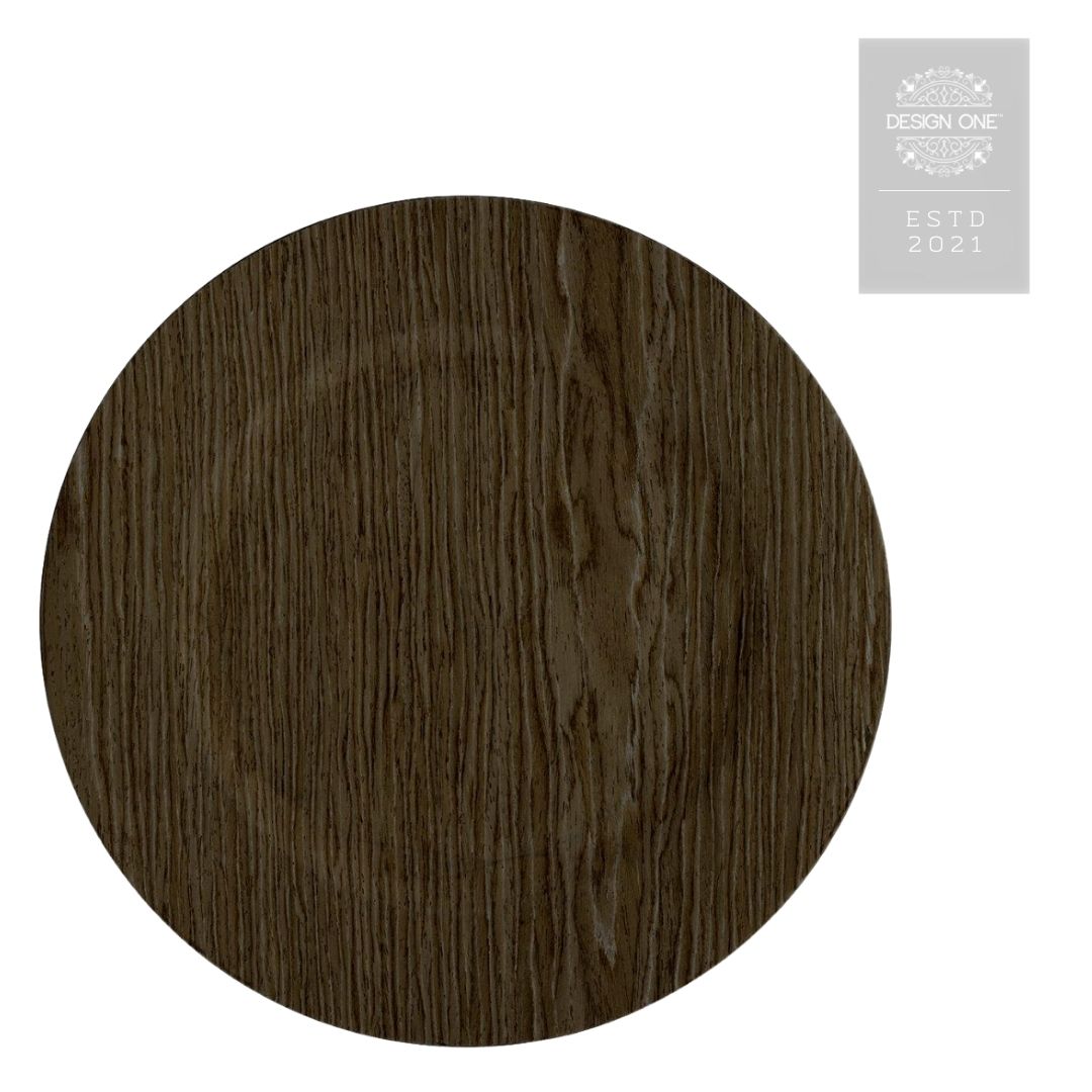 Design One | Dark Wood Round Charger « Design One